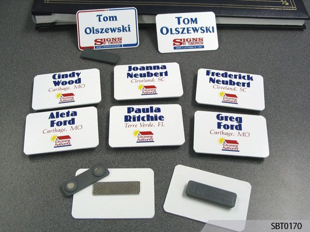 Custom Name Badges | Signs By Tomorrow Rockville MD - [Request a Free ...