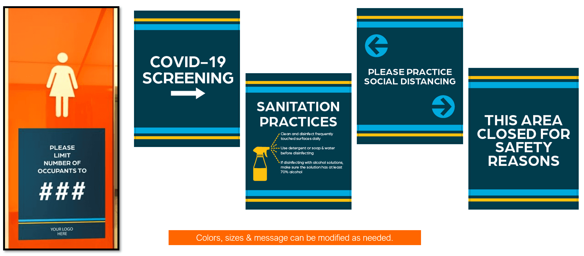 Health and Hygiene Signs | Signs By Tomorrow Arlington Heights