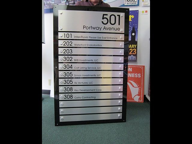 Custom Indoor Directory Signs | Signs By Tomorrow of Portland ...