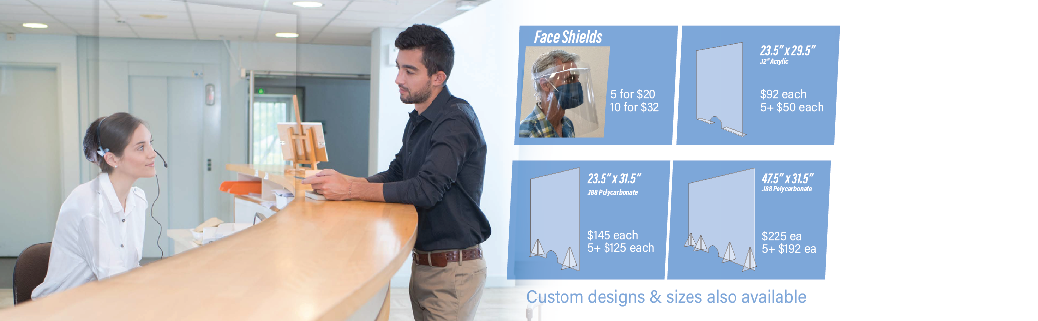 Social Distancing Safety Safety Screens (Sneeze Guards) & Personal ...