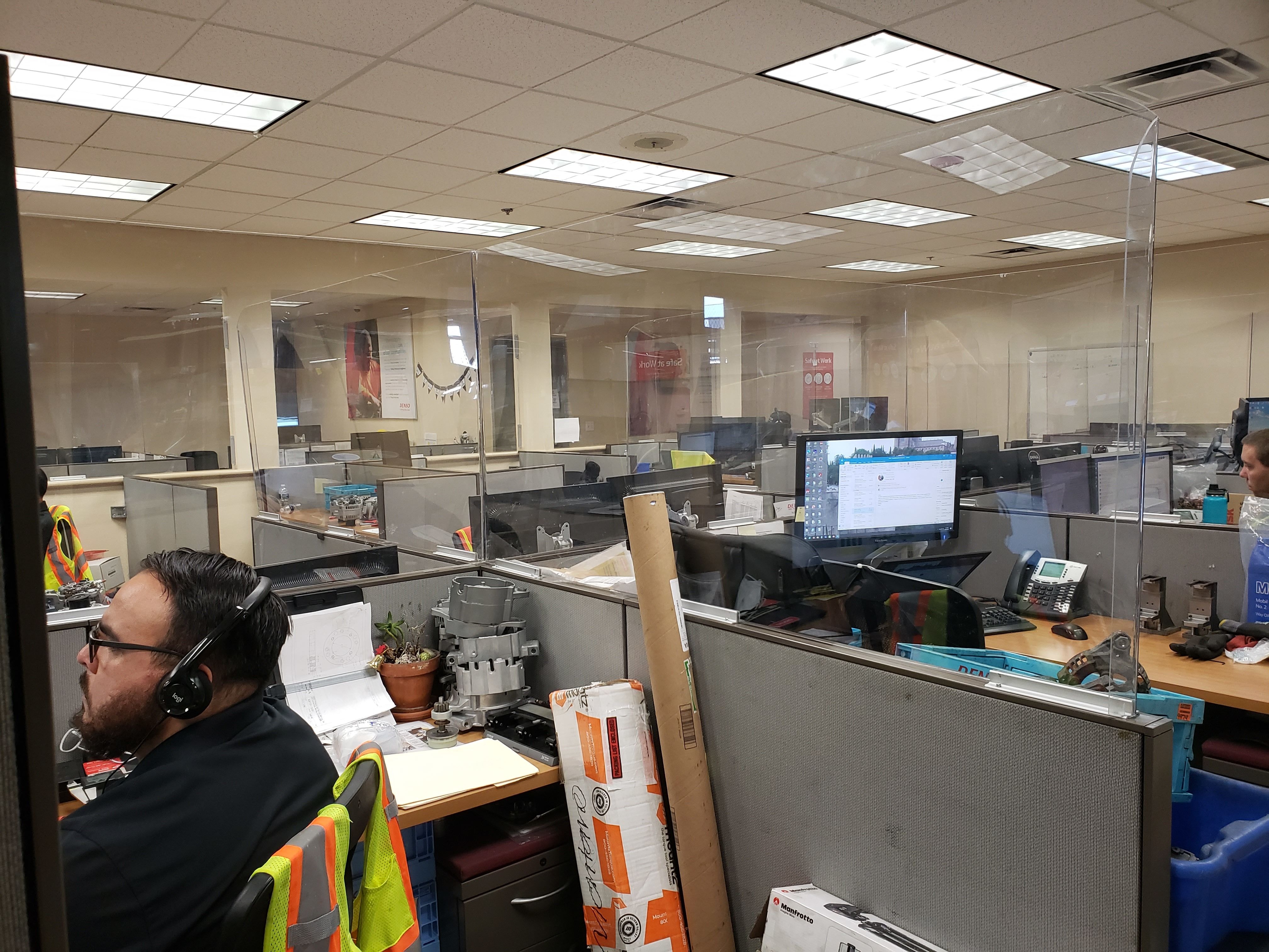 Custom Sanitation Barrier Design and Installation Service