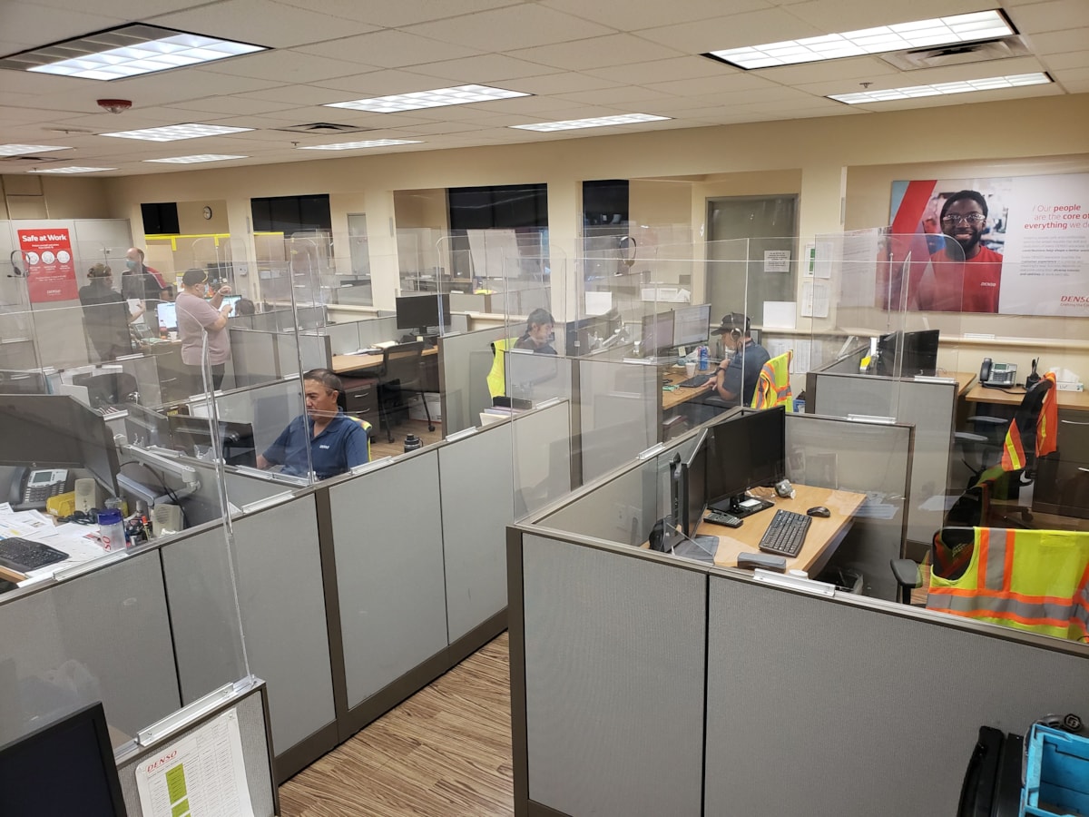 Custom Sanitation Barrier Design and Installation Service