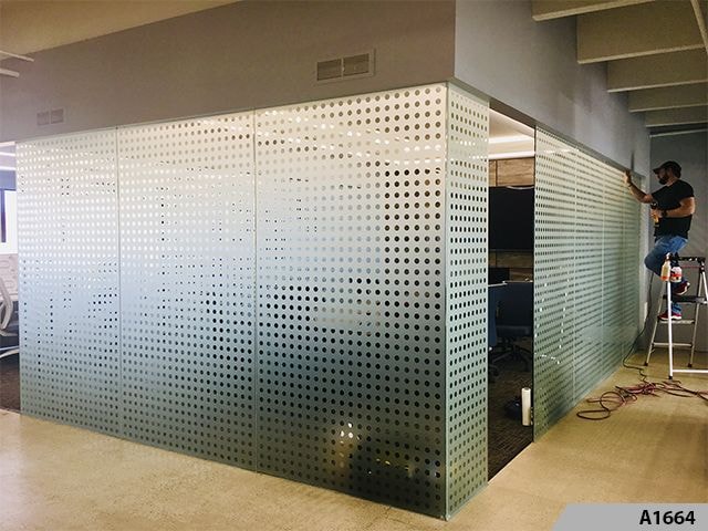 Etched Glass Vinyl - Frosted Vinyl - Privacy Window Film - Decorative ...