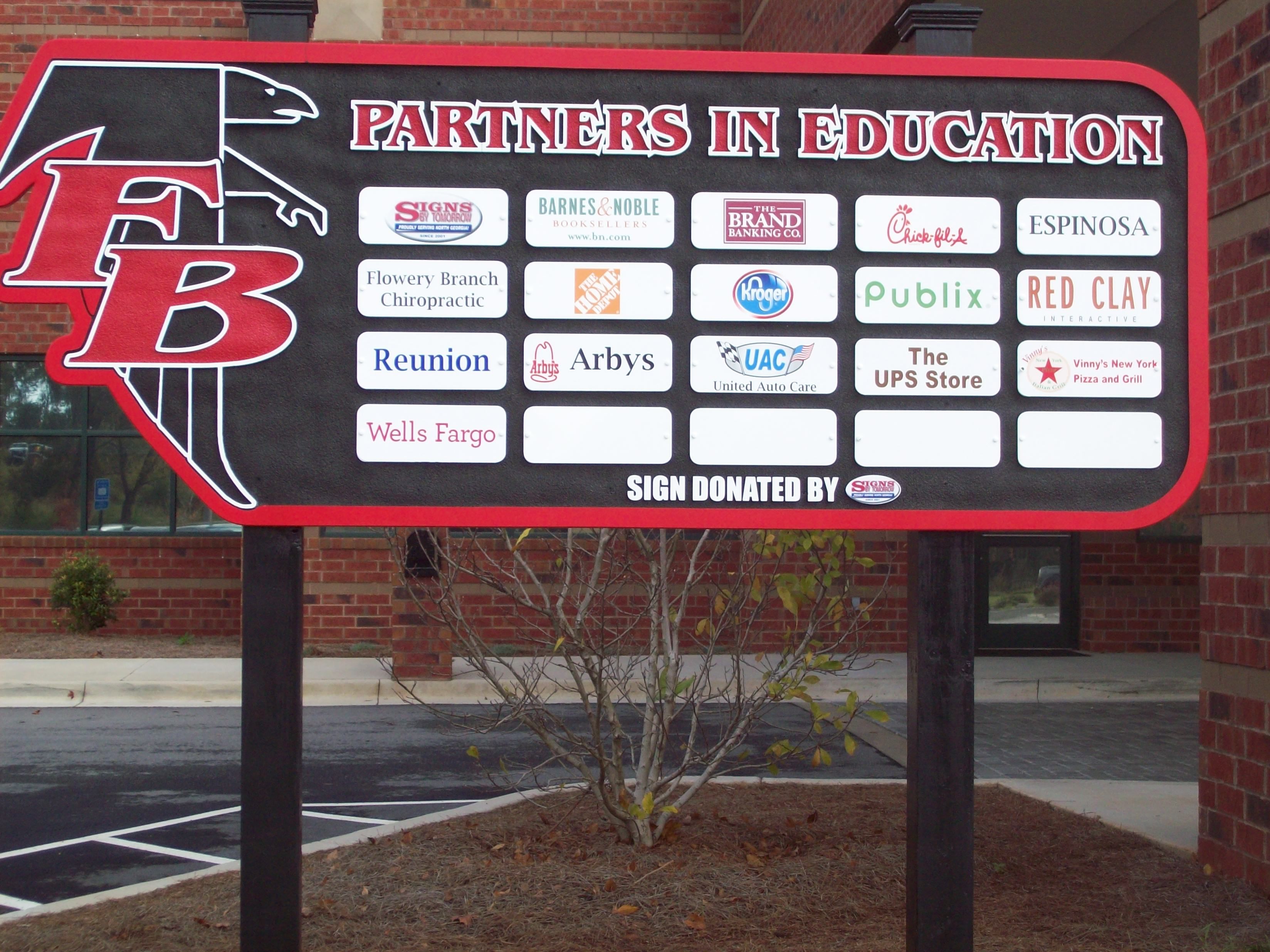 School signage