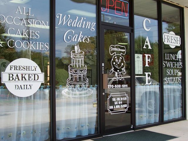 Outdoor Vinyl Window Graphics & Lettering | Signs By Tomorrow of ...